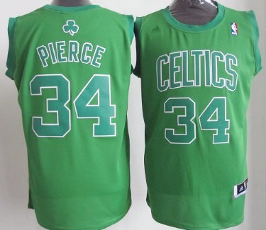 Boston Celtics #34 Paul Pierce Revolution 30 Swingman Green With Black ...