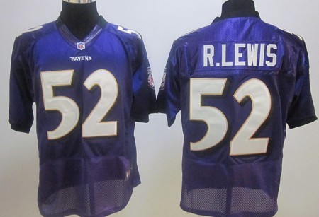 Nike Baltimore Ravens #52 Ray Lewis Purple Elite Jersey on sale,for ...