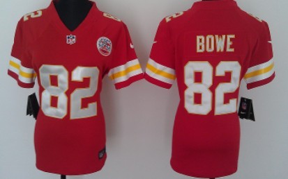Nike Kansas City Chiefs #82 Dwayne Bowe Red Game Womens Jersey on sale ...