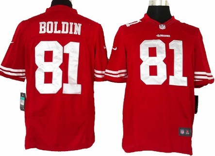 Nike San Francisco 49ers #81 Anquan Boldin Red Limited Jersey on sale ...