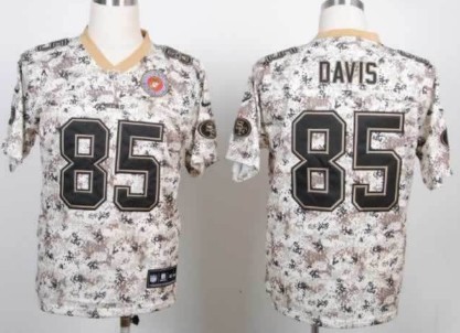 Nike San Francisco 49ers #85 Vernon Davis 2013 USMC Camo Elite Jersey ...