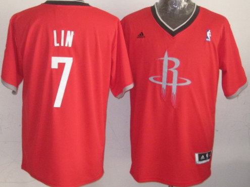 Houston Rockets #7 Jeremy Lin Revolution 30 Swingman 2013 Christmas Day ...