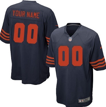 Men's Nike Chicago Bears Customized Blue Game Jersey on sale,for Cheap ...