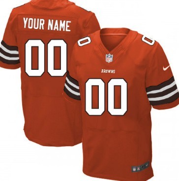 Men's Nike Cleveland Browns Customized Brown Elite Jersey on sale,for ...