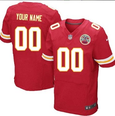 Men's Nike Kansas City Chiefs Customized Gray Shadow Elite Jersey on ...