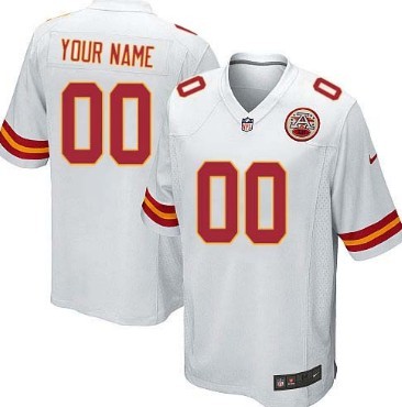 Kids' Nike Kansas City Chiefs Customized White Game Jersey on sale,for ...