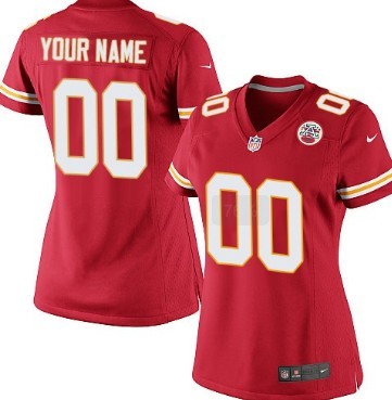 Men's Kansas City Chiefs Red Custom Color Rush Legend NFL Nike Limited ...