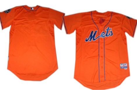 Men's New York Mets Customized 2012 Orange Jersey on sale,for Cheap ...