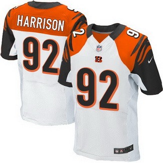 Nike Cincinnati Bengals #92 James Harrison White Elite Jersey on sale ...