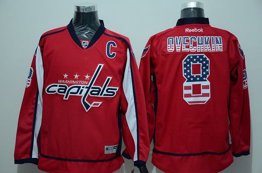 Men's Washington Capitals #8 Alex Ovechkin Reebok Red USA Flag Hockey ... Men's Washington Capitals #8 Alex Ovechkin Reebok Red USA Flag Hockey ...