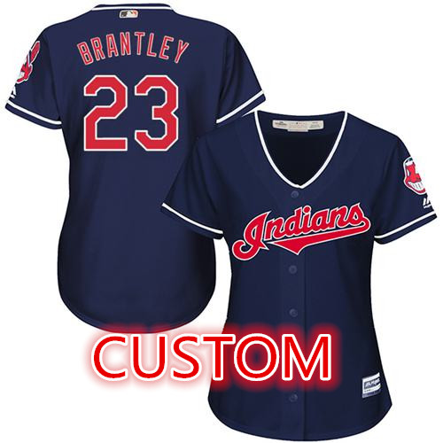 Men's Cleveland Indians Navy Blue Mesh Batting Practice Throwback ...