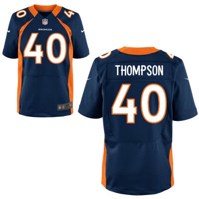 Men's Denver Broncos #40 Juwan Thompson Navy Blue Alternate NFL Nike ...