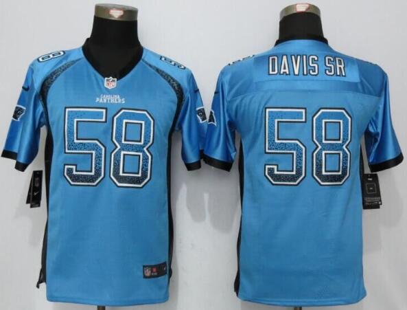 Youth Carolina Panthers #58 Thomas Davis Sr Light Blue Alternate NFL ...