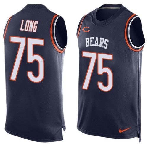 Men's Chicago Bears #57 Jon Bostic Navy Blue Hot Pressing Player Name ...