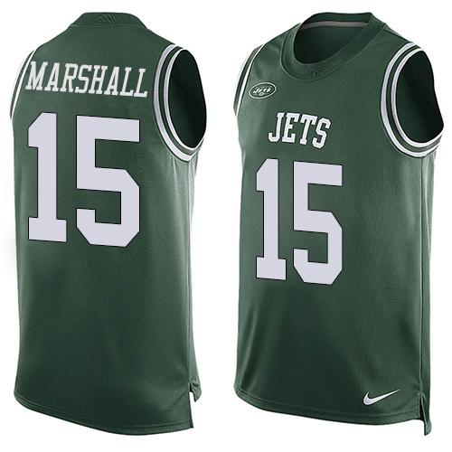 Men's New York Jets #20 Marcus Williams Green Hot Pressing Player Name ...