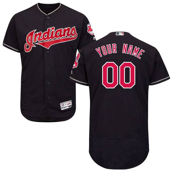 Men's Cleveland Indians Navy Blue Mesh Batting Practice Throwback ...