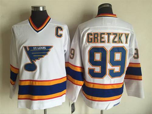 Men's St. Louis Blues #2 Al MacInnis 1998-99 White CCM Vintage ...