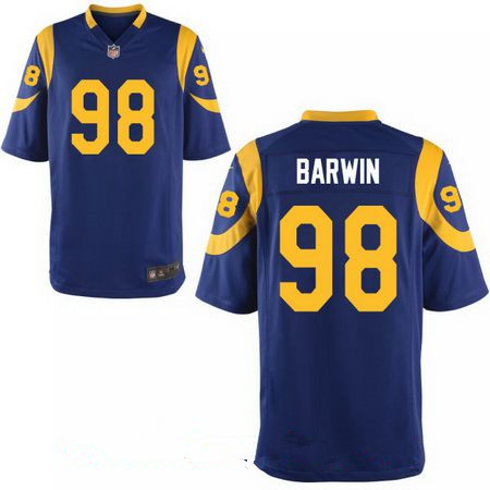 Men's Los Angeles Rams #98 Connor Barwin Royal Blue Alternate Stitched ...