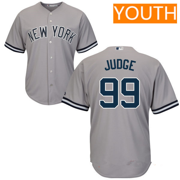 Youth New York Yankees #99 Aaron Judge White Home Stitched MLB Majestic Cool Base Jersey on sale ...