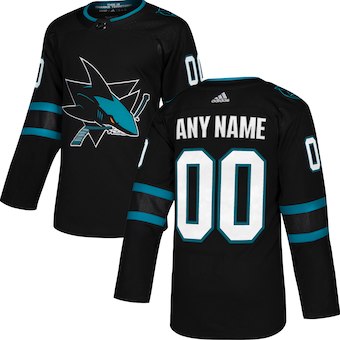 San Jose Sharks Custom Grey Men's Adidas 2020-21 Reverse Retro ...