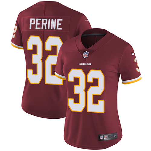 Women's Nike Washington Redskins #36 D.J. Swearinger Burgundy Red Team ...