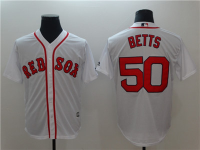 Red Sox #50 Mookie Betts White Cool Base Jersey on sale,for Cheap ...