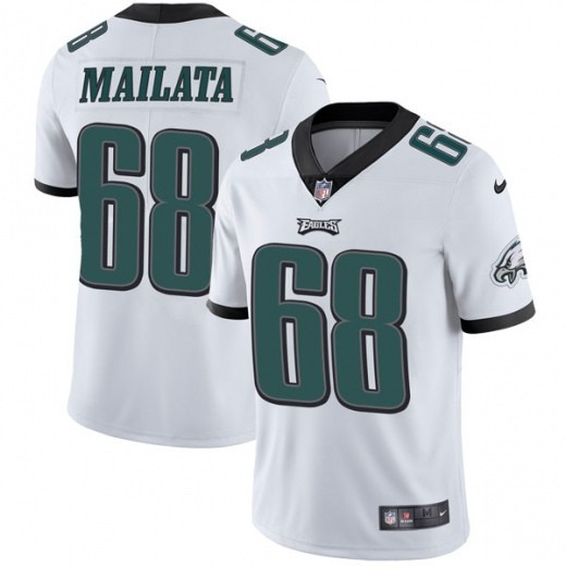 Nike Philadelphia Eagles #68 Jordan Mailata Black Vapor Untouchable ...