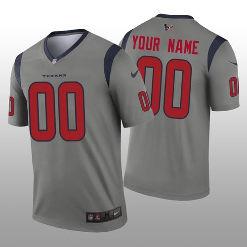 Houston Texans Custom Men's Nike Black Golden Limited NFL 100 Jersey on ...