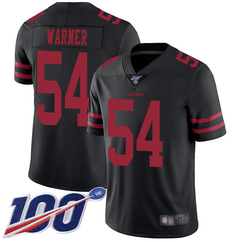 Youth San Francisco 49ers #54 Fred Warner Red Team Color Vapor ...