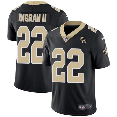 Nike New Orleans Saints #22 Mark Ingram II White With Tom Benson Patch ...