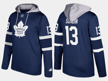 Adidas Toronto Maple Leafs 13 Mats Sundin Retired Royal Name And Number ...