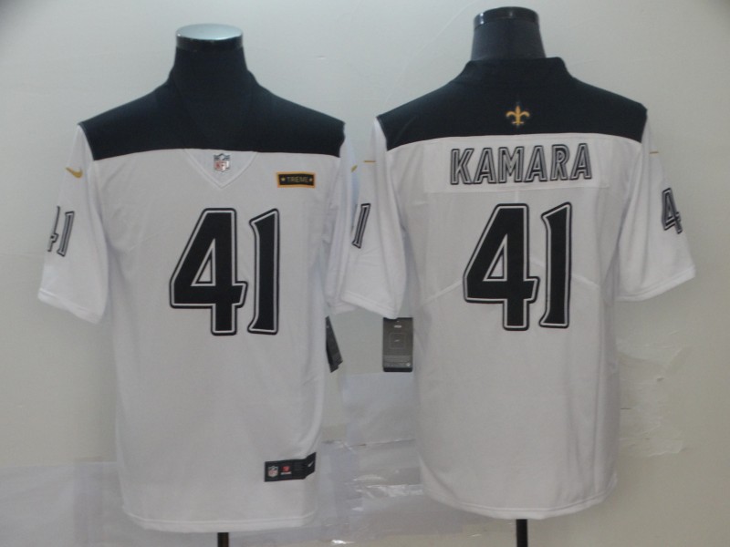 Nike Saints 41 Alvin Kamara Black Arch Smoke Vapor Untouchable Limited Jersey on sale,for Cheap ...