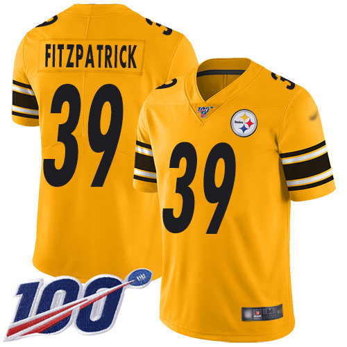 Steelers #39 Minkah Fitzpatrick Black Alternate Men's Stitched Football ...