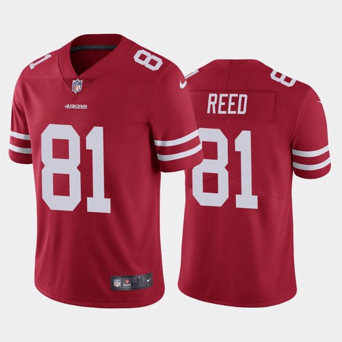 Men's San Francisco 49ers #81 Jordan Reed Red Vapor Untouchable Limited ...