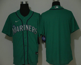 Men's Seattle Mariners #24 Ken Griffey Jr. Teal Green Stitched MLB Cool ...