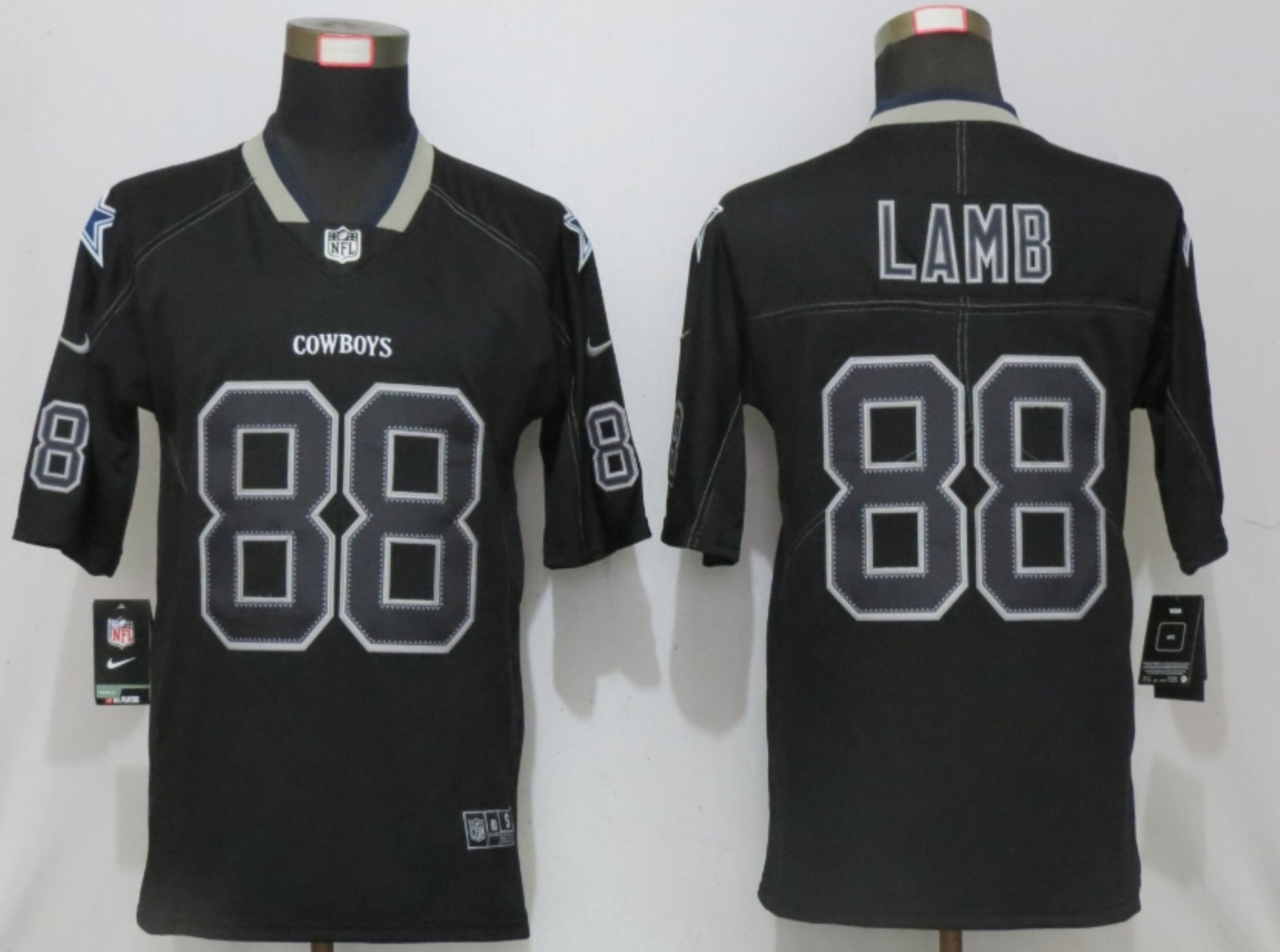 Men's Dallas Cowboys #88 CeeDee Lamb Navy Blue 2020 NEW Vapor ...