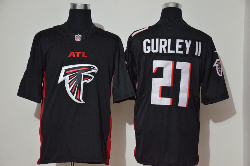 Nike Atlanta Falcons #11 Julio Jones Black Team Big Logo Vapor ...