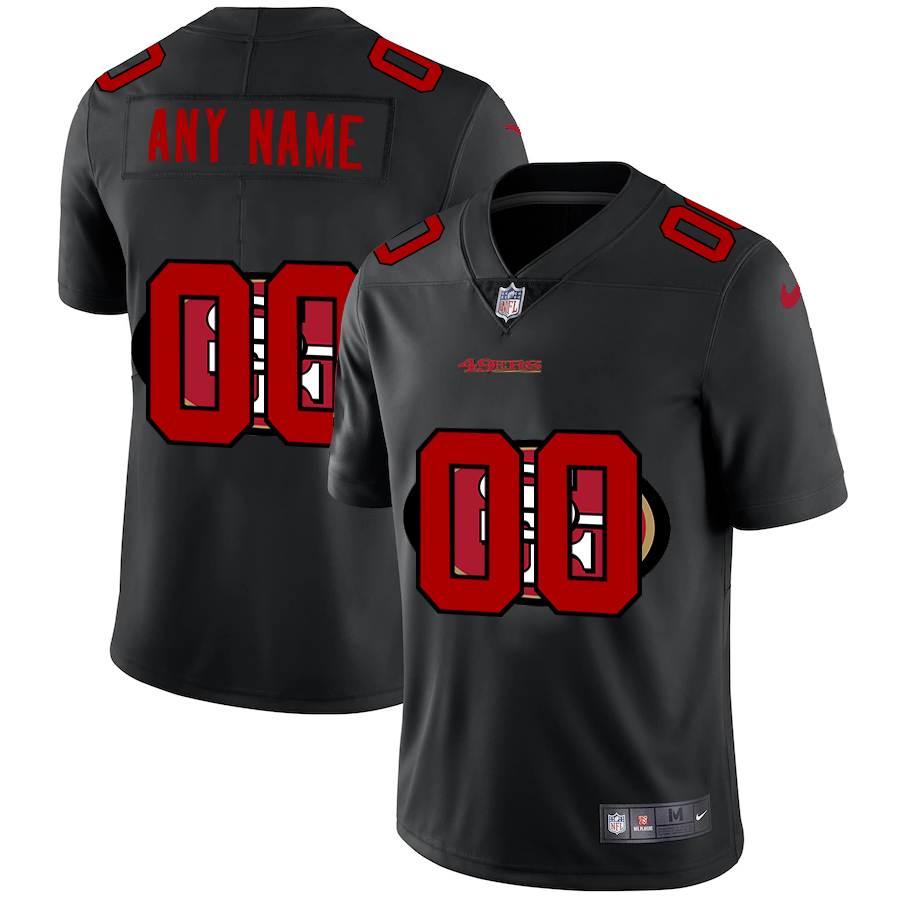 San Francisco 49ers Custom Men's Nike Team Logo Dual Overlap Limited ...