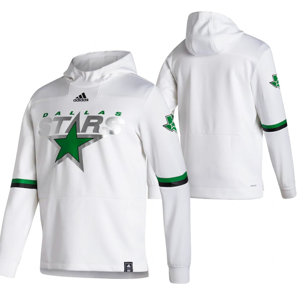 Dallas Stars Blank Adidas Reverse Retro Pullover Hoodie White on sale ...