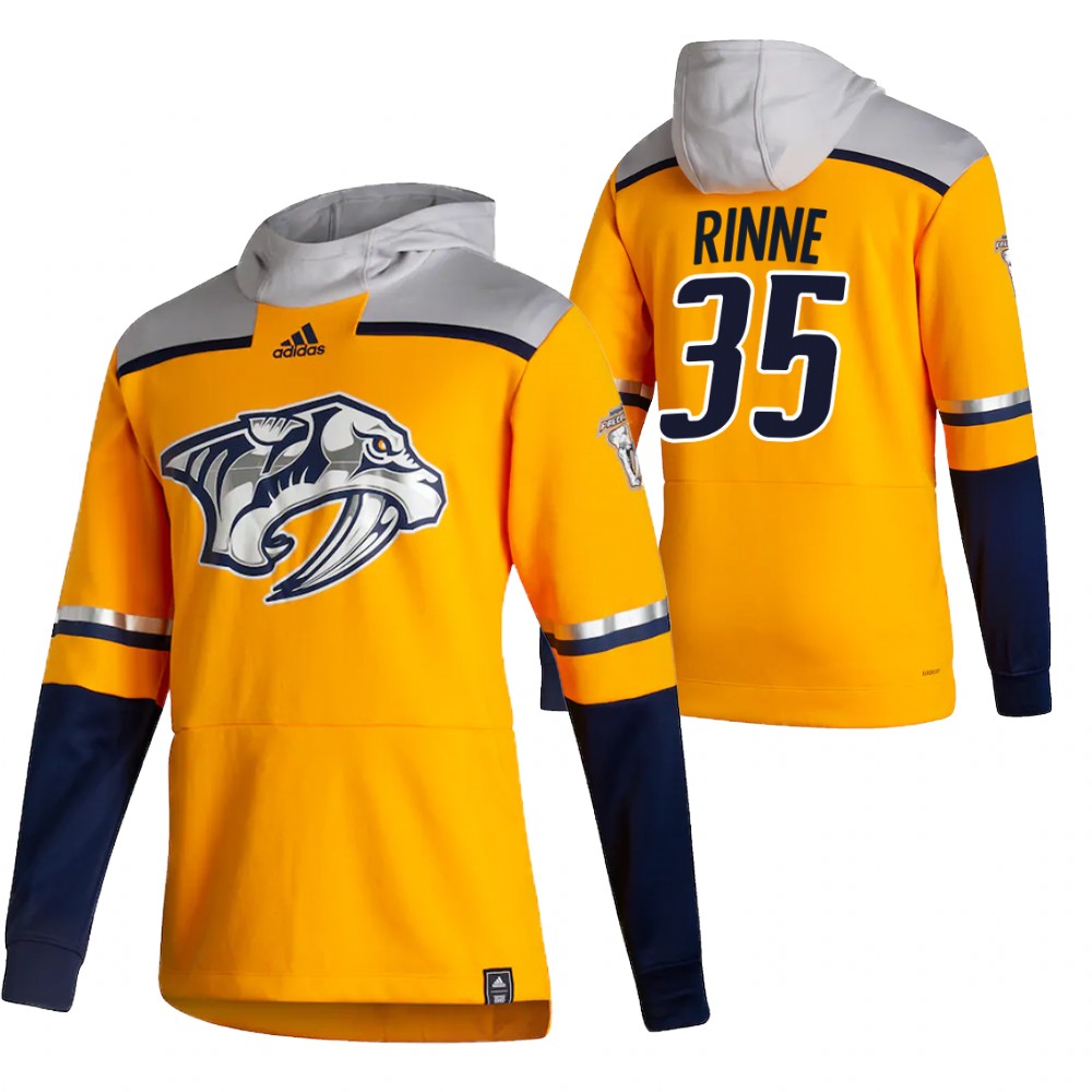 Nashville Predators #35 Pekka Rinne Adidas Reverse Retro Pullover ...