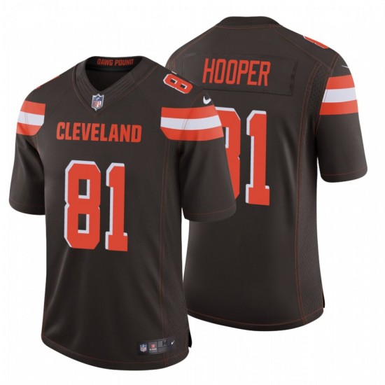 Men's Cleveland Browns #81 Austin Hooper 2020 NFL Stitched Alternate ...