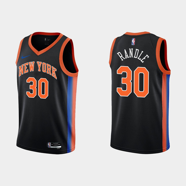 Men's New York Knicks #4 Derick Rose Black City Edition Stitched ...