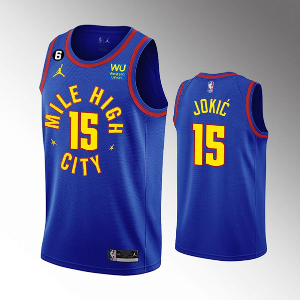 Men's Denver Nuggets #15 Nikola Jokic Gray 2022-23 City Edition ... Men's Denver Nuggets #15 Nikola Jokic Gray 2022-23 City Edition ...