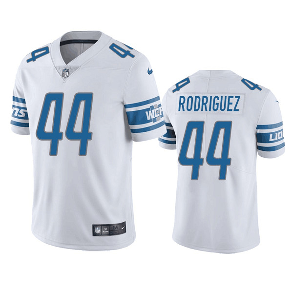Men's Detroit Lions #44 Malcolm Rodriguez Blue Vapor Untouchable ...