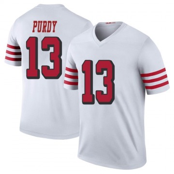 Men's San Francisco 49ers #13 Brock Purdy White Stitched Jersey on sale ...