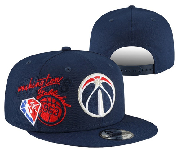 Washington Wizards Stitched Snapback 75th Anniversary Hats 007 on sale ...