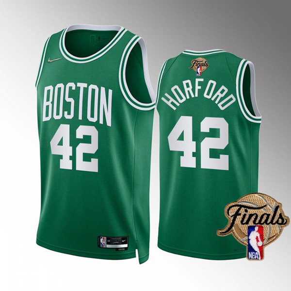 Men's Boston Celtics #42 Al Horford Green 2022 Finals Stitched Jersey ...