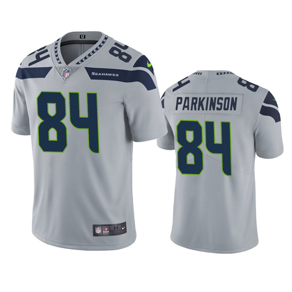 Men's Seattle Seahawks #84 Colby Parkinson Navy Vapor Untouchable ...