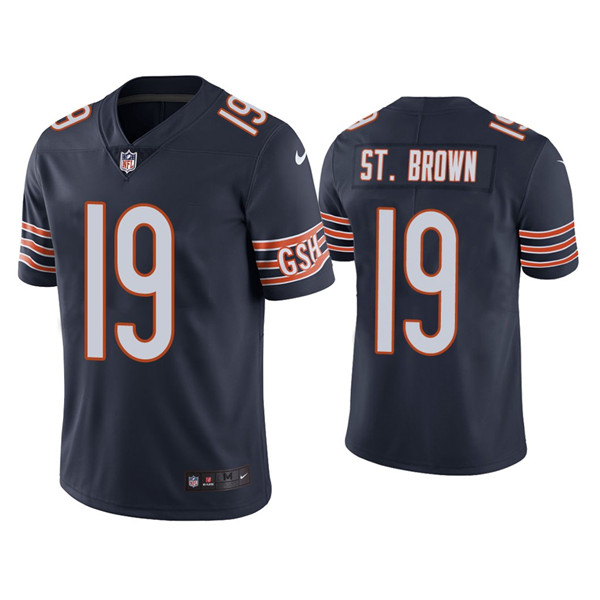 Men's Chicago Bears #19 Equanimeous St. Brown White Vapor untouchable ...