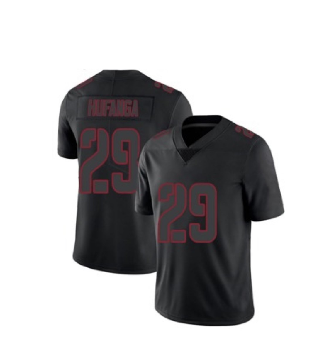 Men's San Francisco 49ers #29 Talanoa Hufanga White Stitched Jersey on ...